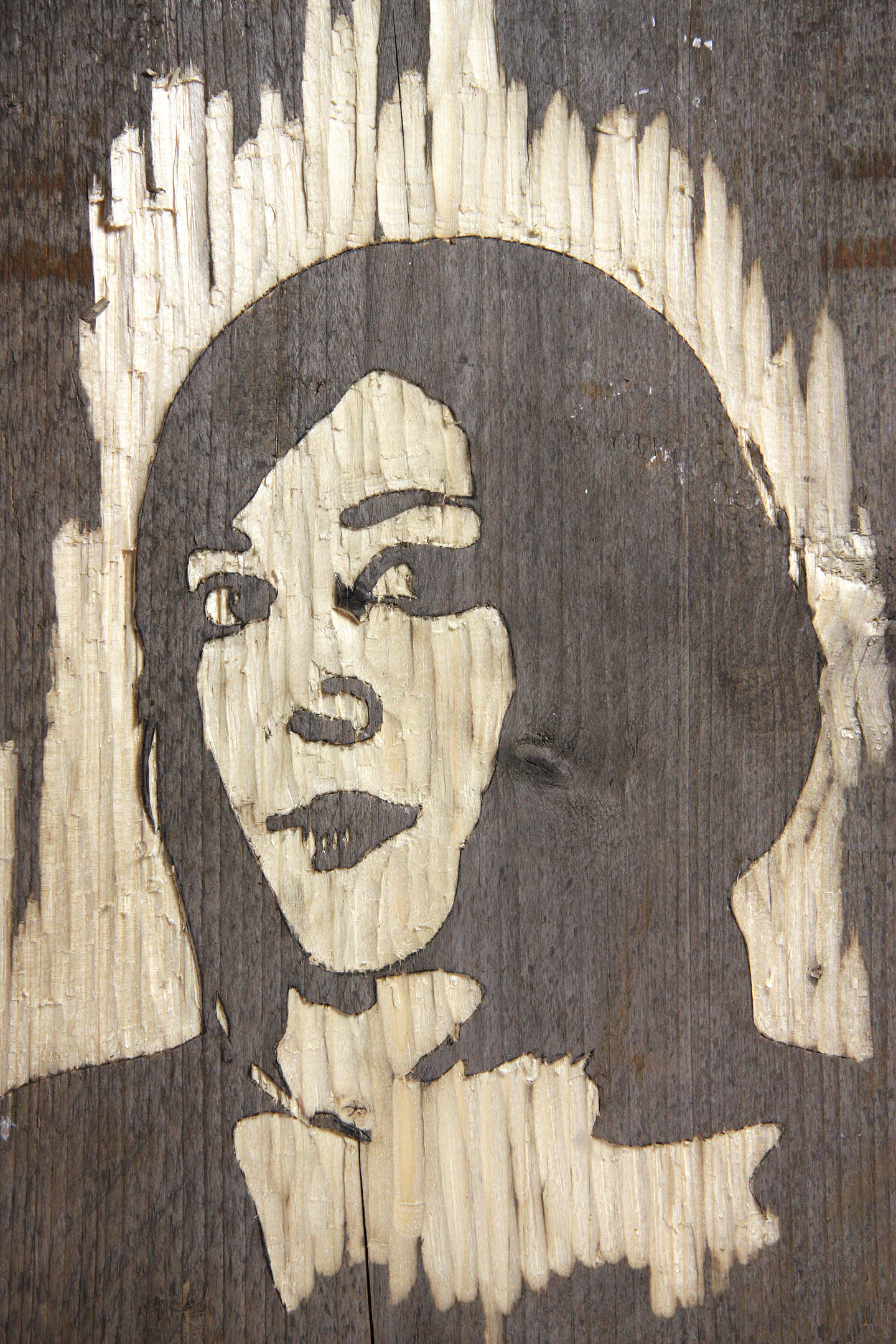 Kyle Bean - Wood Portraits